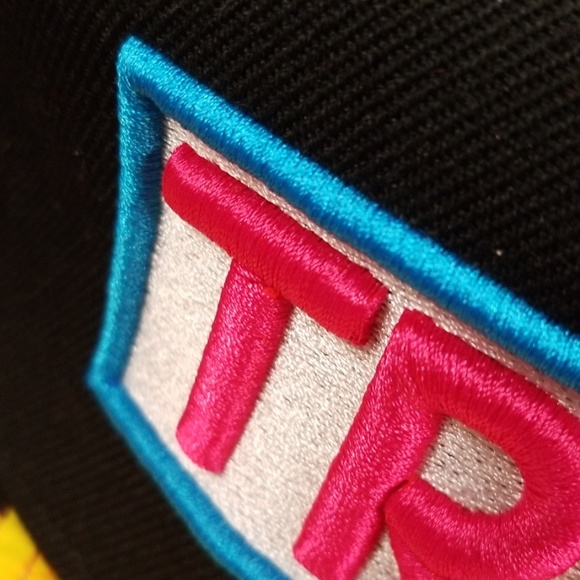 trixin | Accessories | Trixin Floral Logo Snapback Trucker Hat Rk759 ...